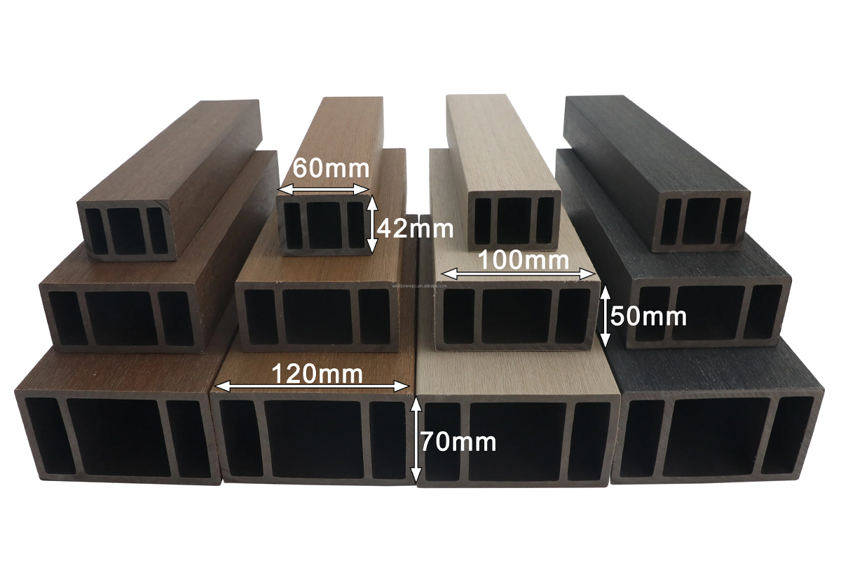SINOSOAR|Wood Plastic Ceiling Timber Tube WPC Wall Panel